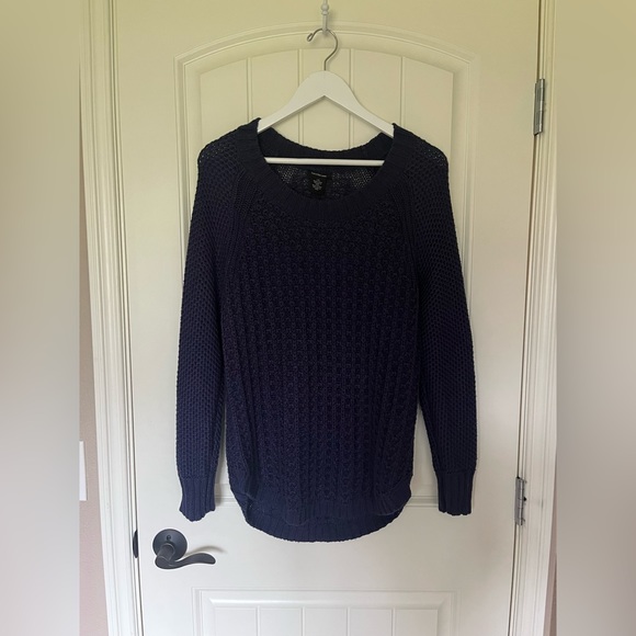 Calvin Klein | Sweaters | Navy Calvin Cline Sweater | Poshmark